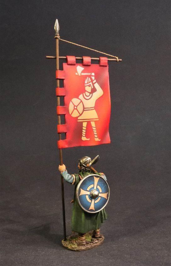 ANGLO SAXON/ DANES. SAXON HOUSECARL WITH KING HAROLD’S BANNER. (2 pcs ...
